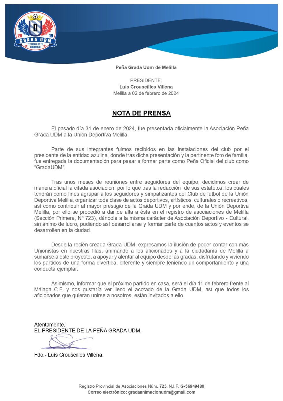 Presentación | Grada UDM